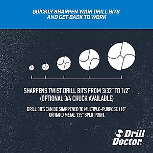 Drill Doctor DD500X Drill Bit Sharpener