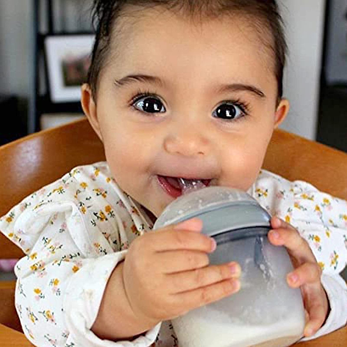 Haakaa Gen.3 Silicone Supplemental Nursing System Baby Nutrition Feeding Bottle Combo -0m+ Baby,Breastfeeding Essential -BPA Free - Grey