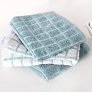 RITZ 100% Cotton Terry Kitchen Dish Towel, 25" x 15", Dew