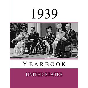 1939 US Yearbook: Original book full of facts and figures from 1939 - Unique birthday gift / present idea.