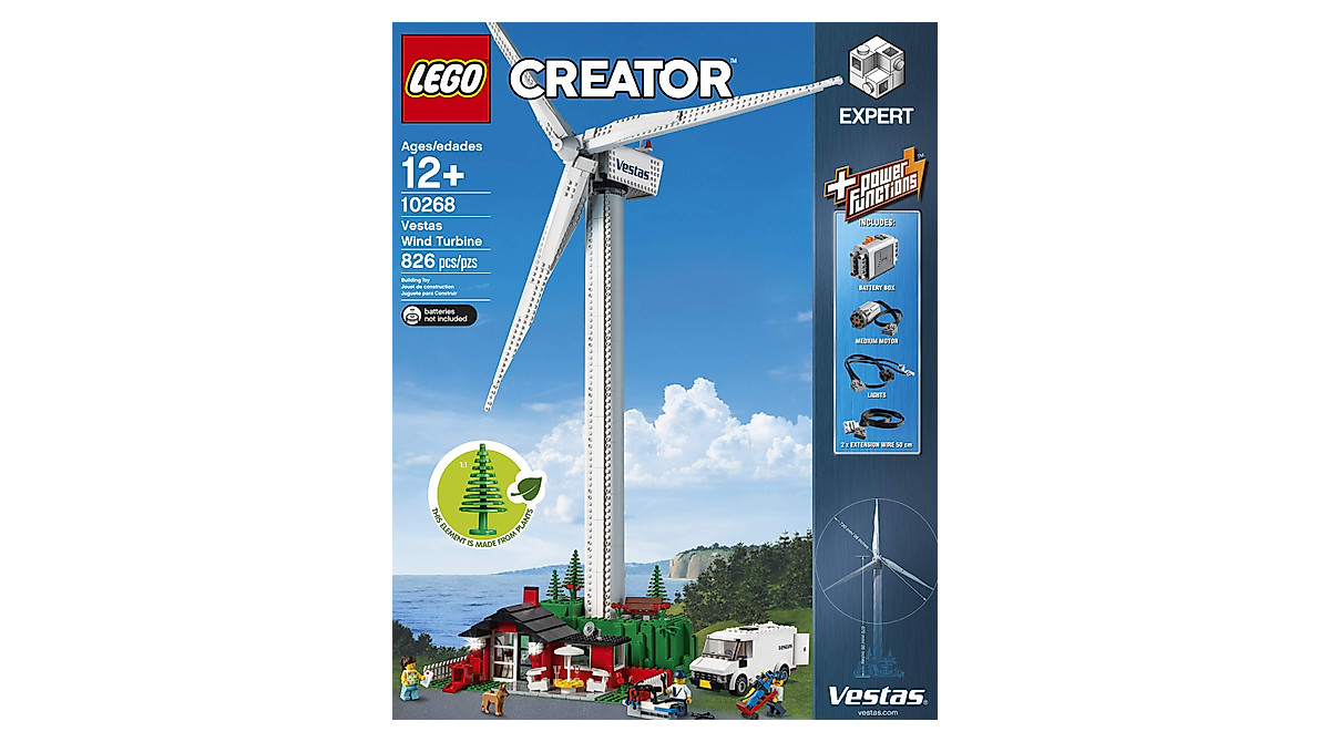 Collectible LEGO Vestas Wind Turbine 10268 - Motorized