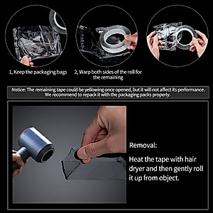 Art3d Double-Sided Tape Heavy Duty (10FT) Mounting Tape, Multipurpose Removable Adhesive Foam Tape, Reusable Transparent Tape for Paste Items, Household