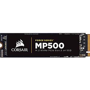 CORSAIR FORCE Series MP500 240GB NVMe PCIe Gen3 x4 M.2 SSD Solid State Storage, Up to 3,000MB/s