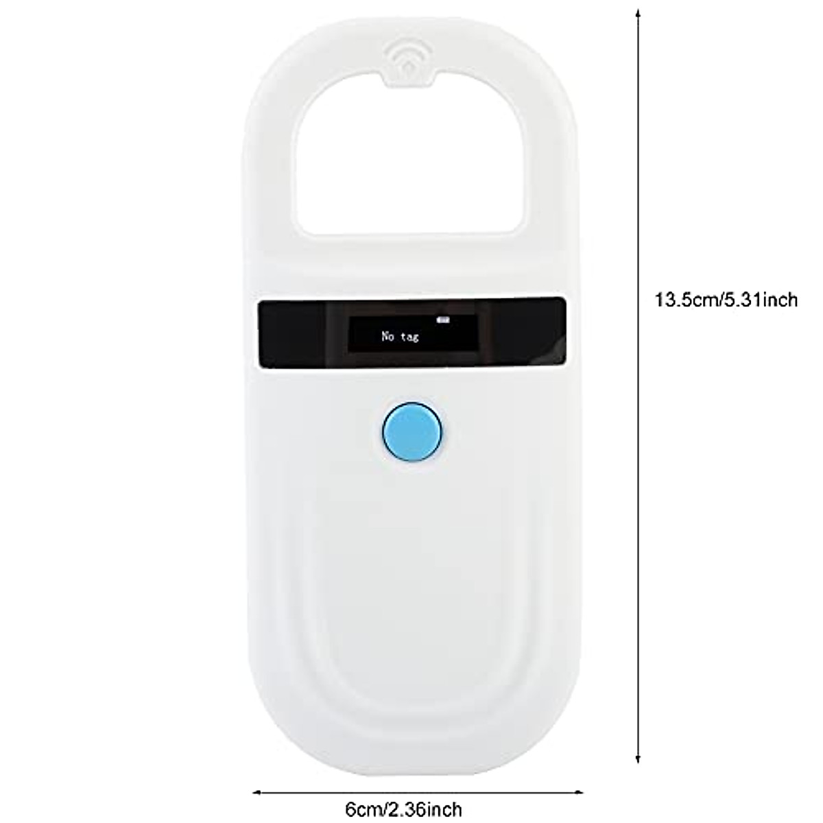 Pet Microchip Reader, ID Scanner Rechargeable Handheld Animal Chip Registration Pet Tag Scanner for Animal Pet Pig Dog Cat
