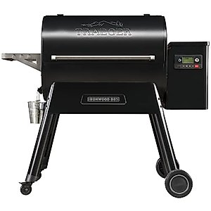 Traeger Grills Ironwood 885 Wood Pellet Grill and Smoker with WIFI Smart Home Technology, Black