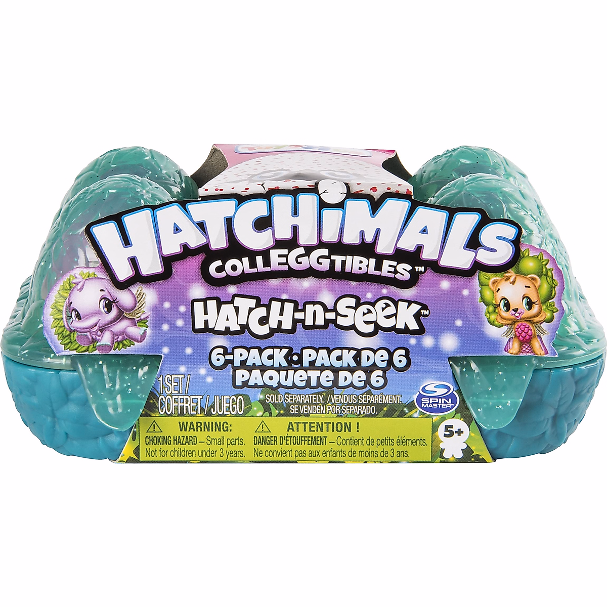Hatchimals CollEGGtibles, Hatch and Seek 6 Pack Easter Egg Carton with Hatchimals CollEGGtibles, Amazon Exclusive, for Ages 5 and Up