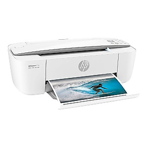 HP DeskJet 3755 Compact All-in-One Wireless Printer, HP Instant Ink, Works with Alexa - Stone Accent (J9V91A)