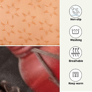 Christmas Snowman Crate Pet Bed, Portable Washable Dog Cat Mat, Soft Comfortable Pet Mattress with Non-Slip Bottom for Dogs Cats Sleeping, 36 x 24 Inch