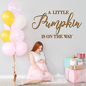 Yalikop A Little Pumpkin Is On The Way Baby Shower Wooden Sign Backdrop A Little Pumpkin Is On The Way Banner Little Pumpkin Baby Shower Wood Sweets Birthday Party Little Pumpkin Girl Boy Birthday