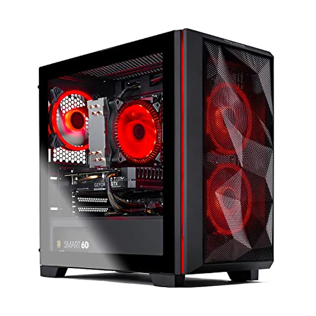 Skytech Gaming Chronos Mini Gaming PC Desktop – AMD Ryzen 5 3600 3.6 GHz, NVIDIA RTX 3050, 500GB NVME SSD, 16GB DDR4 RAM 3200, 600W Gold PSU, Wi-Fi, Windows 11 Home 64-bit