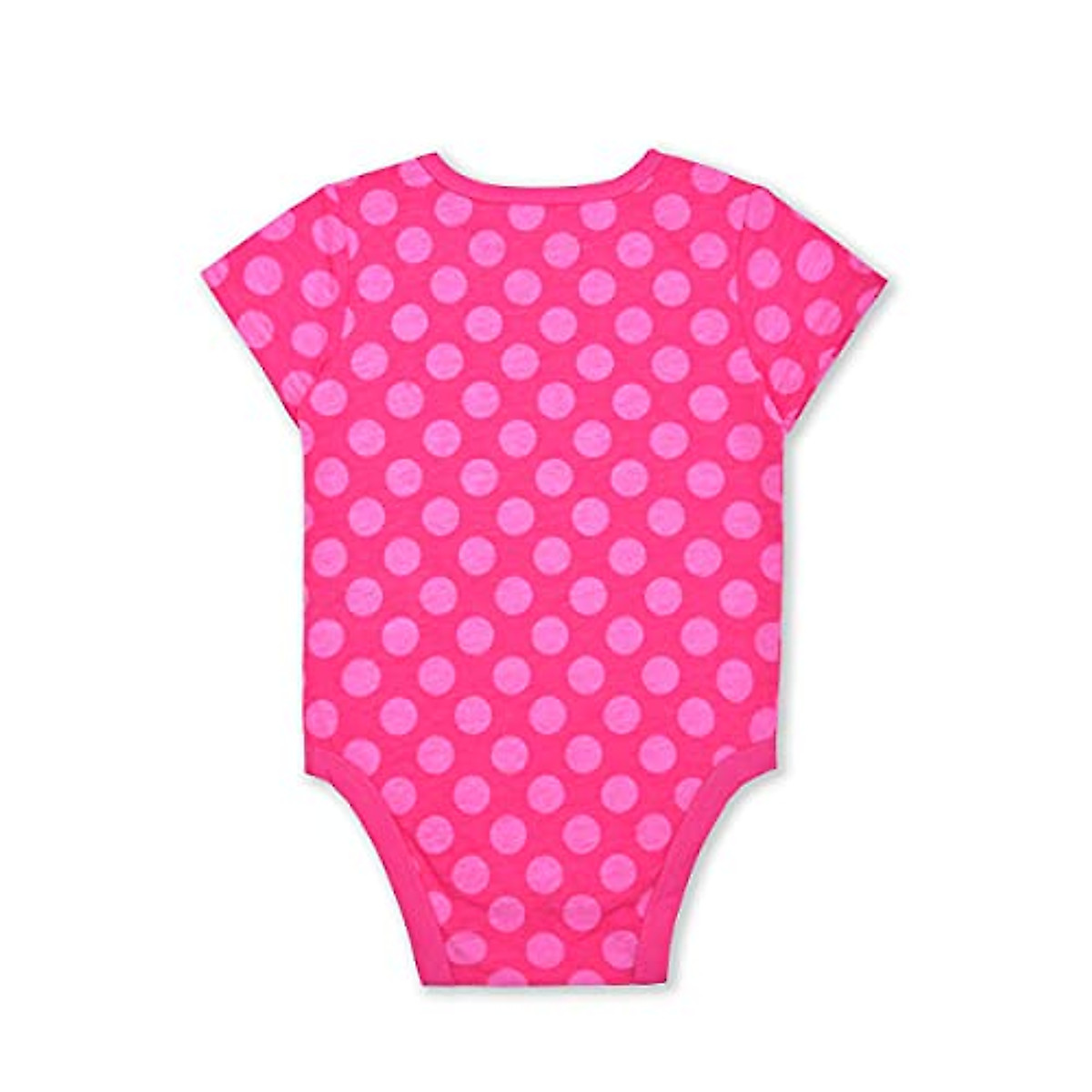 Disney Minnie Mouse Girls’ 4 Pack Bodysuit for Newborn and Infant – Pink/Grey/White