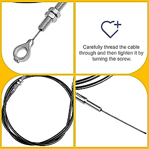 SOFO 71 Inch for Manco Go Kart Parts - Go Kart Throttle Cable GoKart Throttle Cable Kit for Predator 212 cc Engine GX160-200 Go Cart Throttle Cable Kit Go Kart Throttle Cable Kit ASW Kart Accelerator