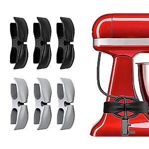 Cord Organizer for Home Kitchen Appliances - 6pack Kitchen Gadgets Cord Wrapper Cord Holder Cord Hider Cord Keeper Useful Home Essentials Kitchen Must Have Appliance Accessories for Countertop