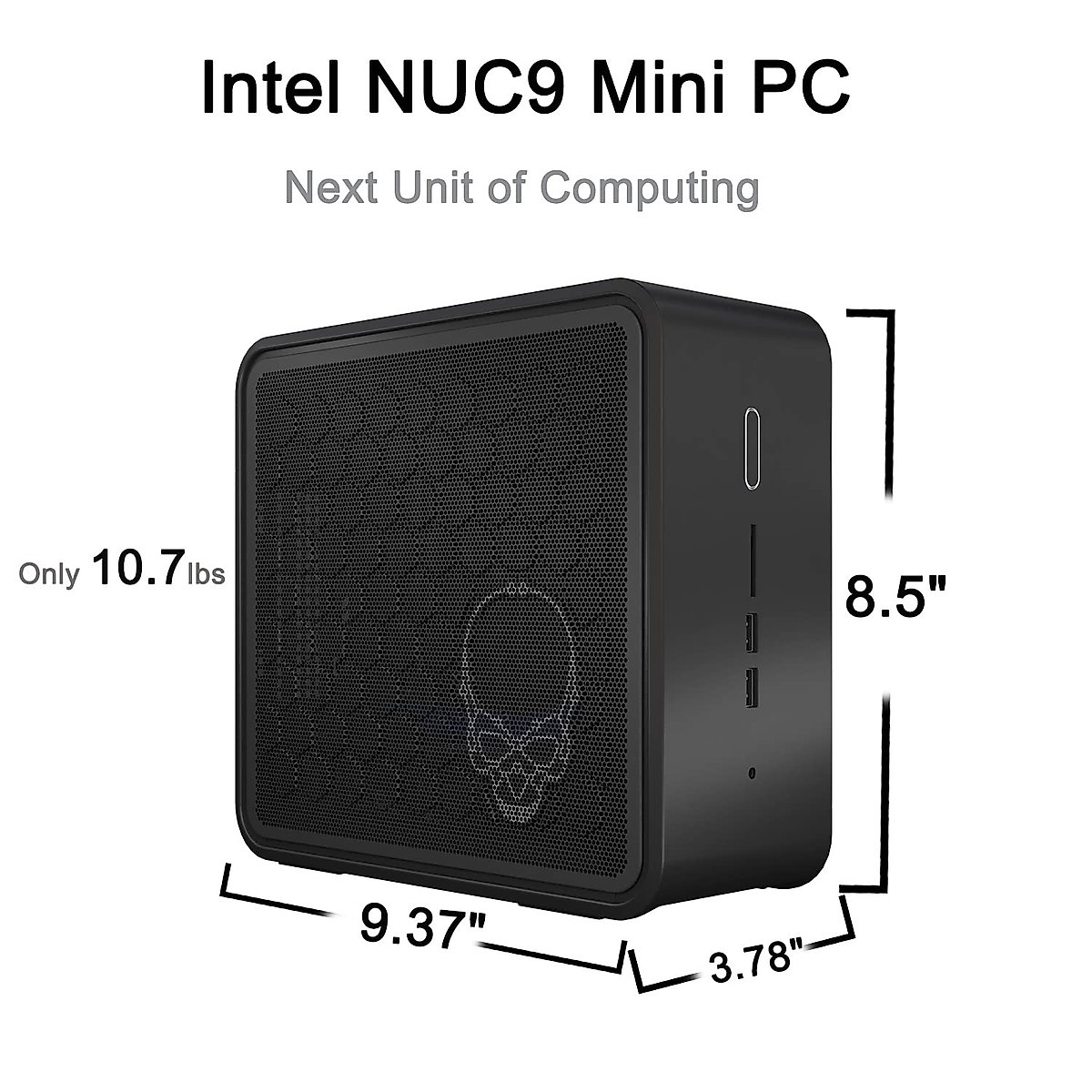 Intel NUC 9 Extreme Mini PC Gaming & Business Desktop Computer, Intel Core i7-9750H, 32GB RAM, 1TB PCIe SSD, Windows 11 Pro, Thunderbolt, WiFi, Ethernet, 3 Yr Warranty
