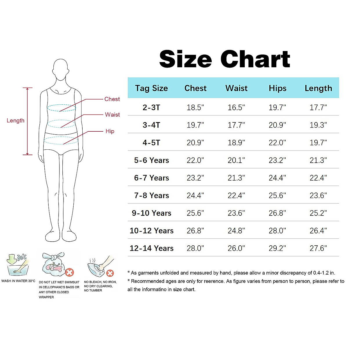 Girls Bathing Suits for 10-12 Years Old Big Kids Colorful Mermaid Scale Pattern Swimsuit One Piece Swimwear for Swim Lessons