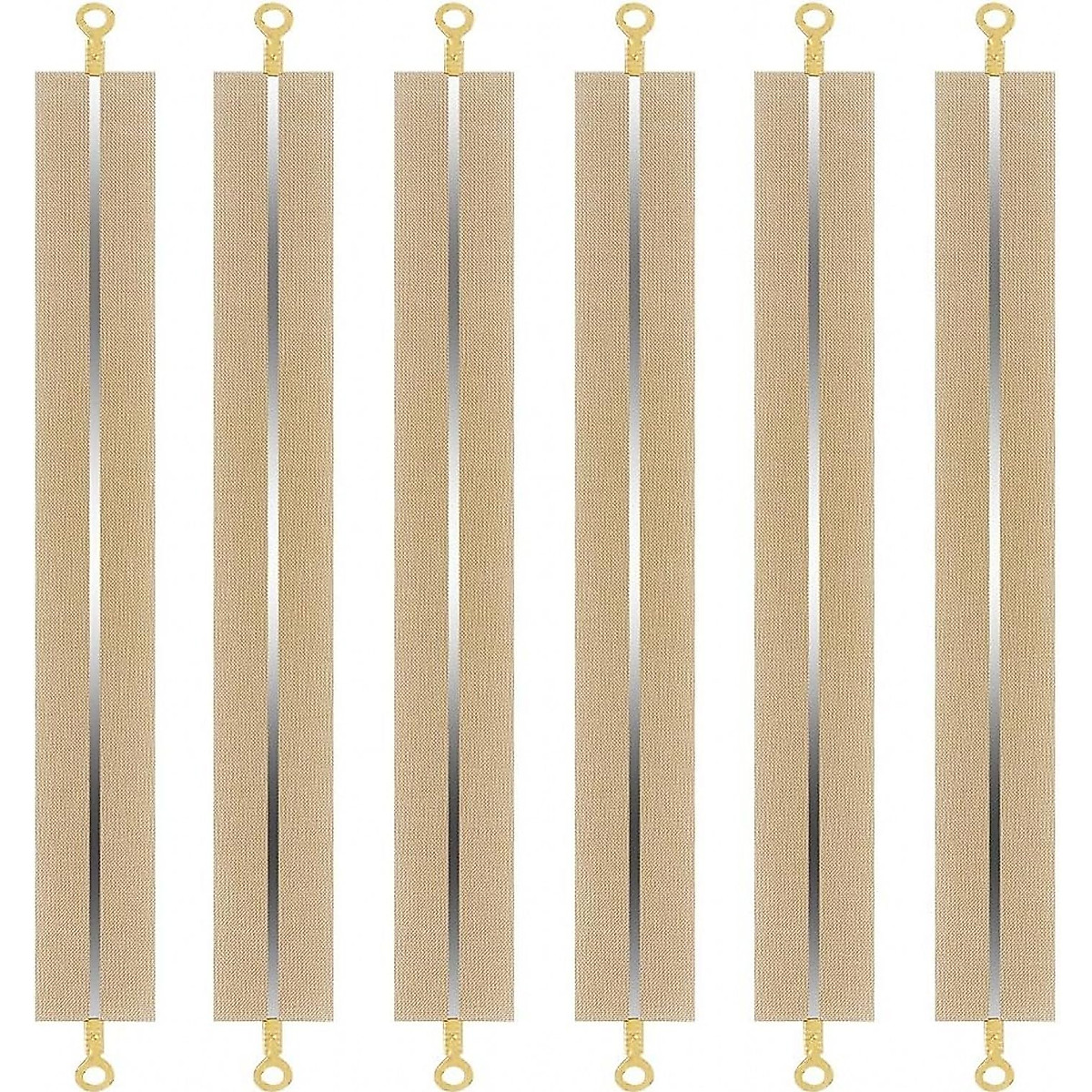 Impulse Sealer Parts 16 Inch Heat Seal Strips Teflon Tapes Sealer Replacement Element Grip Impulse Sealer Heating Element Service Spare Repair Kit-6 Pack