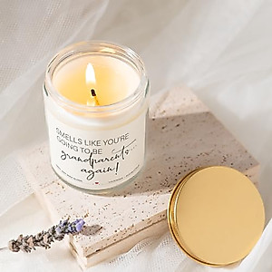 Pregnancy Announcement Gifts for Grandparents, Baby Announcements Ideas - Lavender Scented Candles, Pregnancy Reveal, You're Going to Be Grandparents Again Baby Announcement