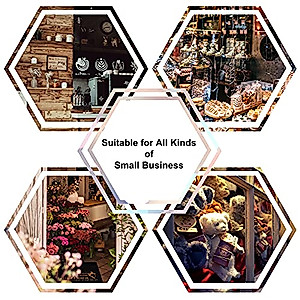 FAMALL 540 Pieces Thank You Stickers and Cards Set, 1.5 inch Thank You for Supporting My Small Business Adhesive Labels, Resealable Packaging Bag, Suitable for Envelopes, Gift Bags Packaging (Pink)