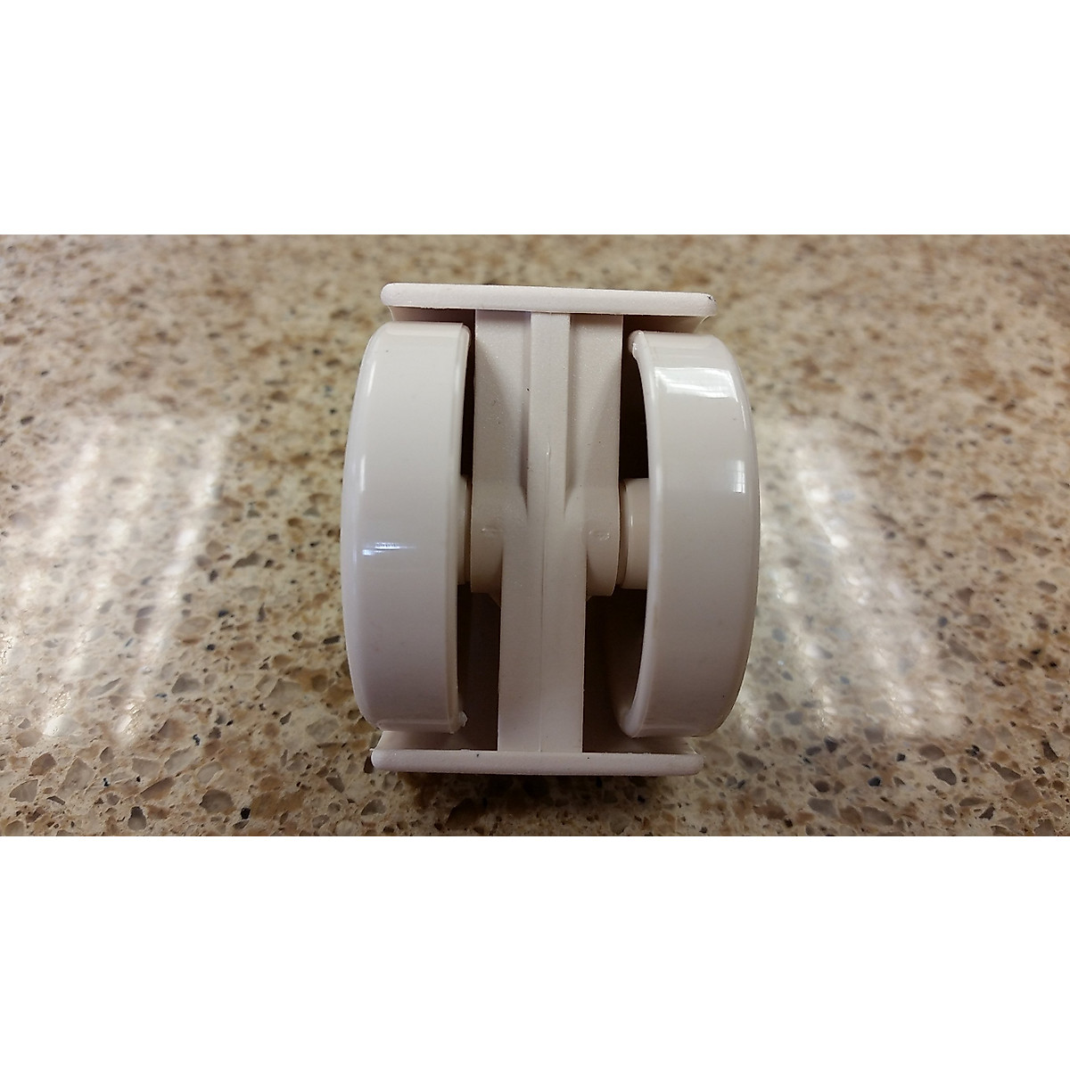 SET OF 4 ALMOND CHROMCRAFT CASTERS