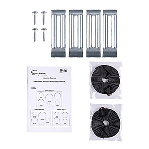 Empava Built-in 30 in. 240V Electric Stove Smooth Surface Cooktop Black with 4 Elements, 30IN