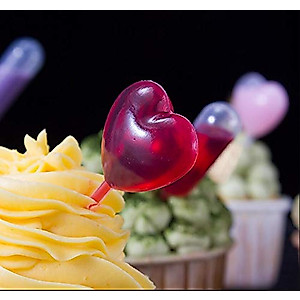 100 Pcs 4ml Heart Shape Plastic Dropper Disposable Liquid Essential Oil Transfer Dropper Pipettes Plastic Squeeze Transfer Pipettes for Cupcakes Lollipops Ice cream