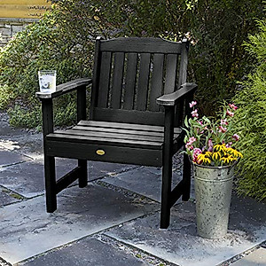 Highwood AD-CHGL1-BKE Lehigh Garden Chair, Black