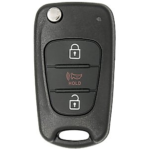 Keyless2Go Replacement for Keyless Entry Remote Head Flip Car Key Fob for Kia Soul Vehicles NYOSEKSAM11ATX (AM11MY) 95430-2K250