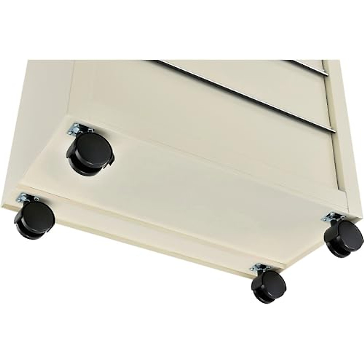 Global Industrial Medical Bedside Cart, 5-Drawer, Key Lock, Beige, 24-1/2"L x 13-1/4"W x 29"H