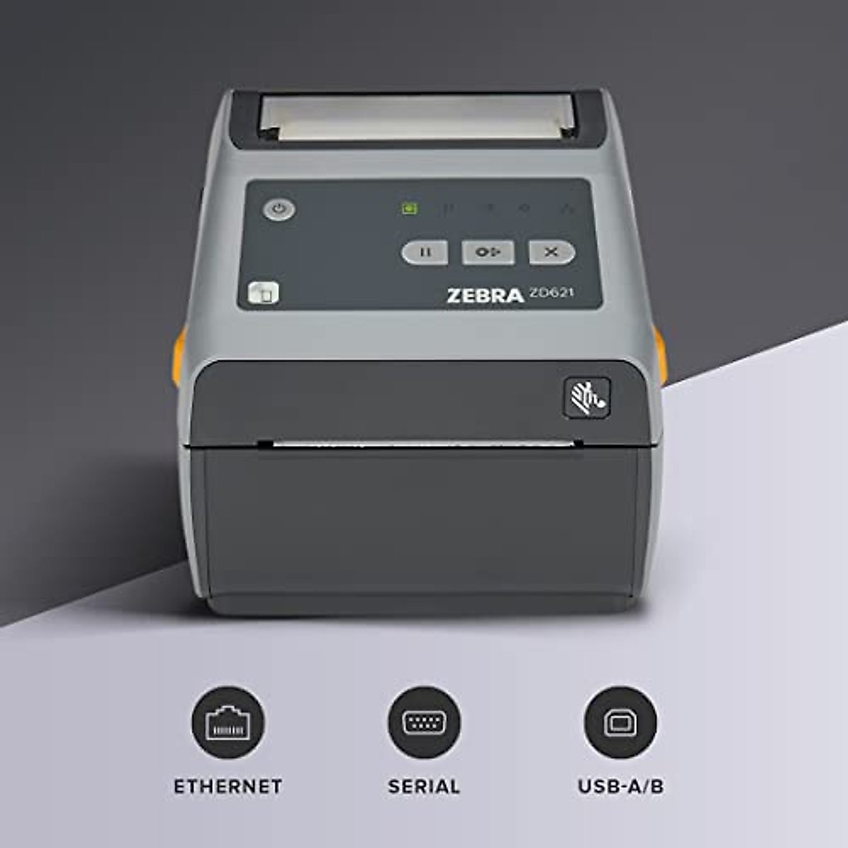 ZEBRA ZD621 Direct Thermal Desktop Printer 203 dpi Print Width 4-inch USB Serial Ethernet ZD6A042-D01F00EZ