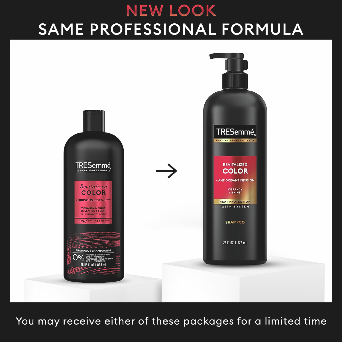 TRESemmé Vibrance & Shine Shampoo Revitalized Color for Color Treated Hair Formulated With Pro Style Technology 28 Fl Oz
