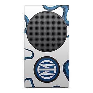 Head Case Designs Officially Licensed Inter Milan Away 2021/22 Crest Kit Vinyl Sticker Gaming Skin Decal Cover Compatible With Xbox Series S Console and Controller Bundle