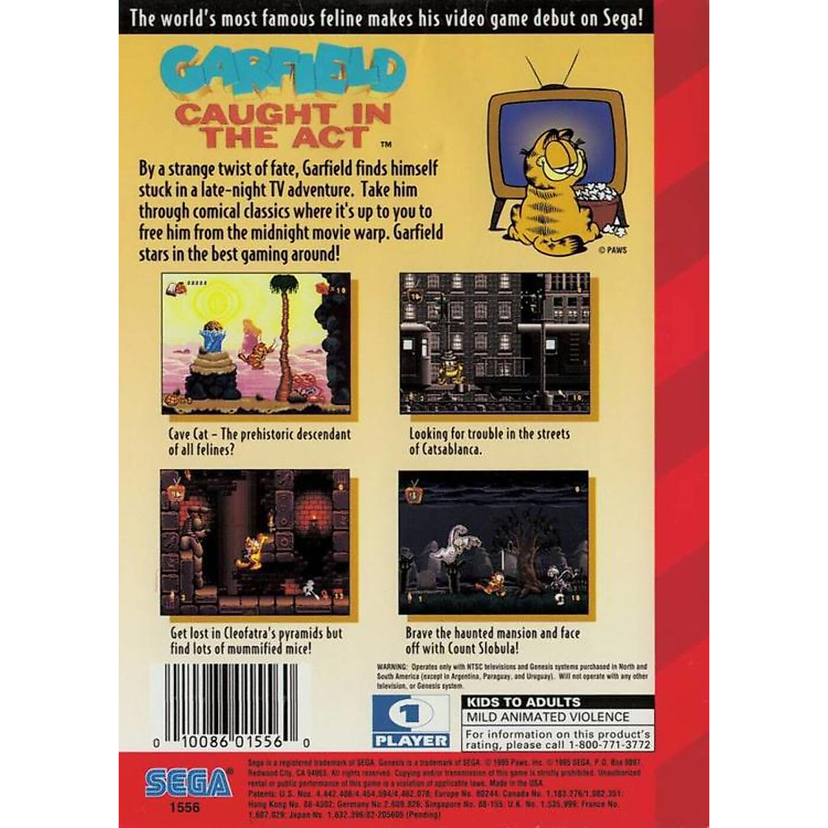 Garfield Caught in the Act