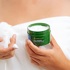 Tree of Life Beauty Hydrating and Moisturizing Face Cream with Botanical Hyaluronic Acid, 4 Fl Oz