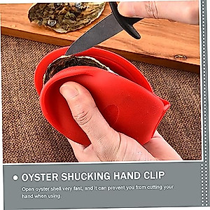 Seafood Shucking Tools 4pcs Silicone Oyster Clip silicone jar opener silicone gloves Silica gel Silicone Oyster Opener lobster Kitchen Gadgets seafood Kitchen Tool Opener Tools