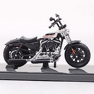 NJCORE 1/18 Scale Small 2018 HD Forty-Eight Special Diecasts & Toy Vehicles Motorcycle Street Bike Sportster Toy White Replicas