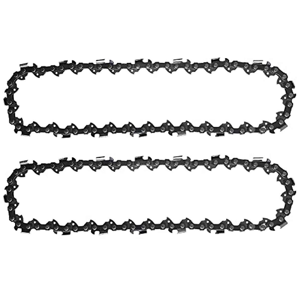 Opuladuo 2PC 8 Inch Replacement Chain for RYOBI P4360 RY43160 P4361, 8 in. Pole Saw Chain for WORX WG349.9 WG349-3/8" - .043" - 33 DL