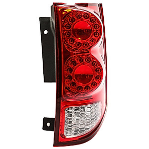 HECASA Right Tail Light Compatible with 2011-2020 Dodge Grand Caravan & Ram C/V Replacement for 5182534AE CH2801199 Rear Brake Lamp Taillight Tail Lamp Passenger Side