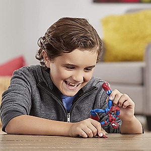 Spider-Man Marvel Bend and Flex Action Figure, 6-inch Flexible Toy, Includes Web Accessory, Ages 4 and Up
