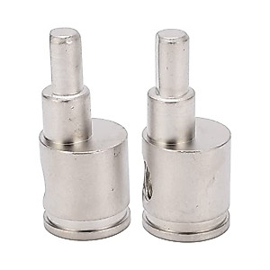 Fydun 2pcs 0 Gauge to 4 Gauge Wire Reducer Amp Input Reducers Amp Input Reducer Adapter High Power Brass Nickel Plated for Car