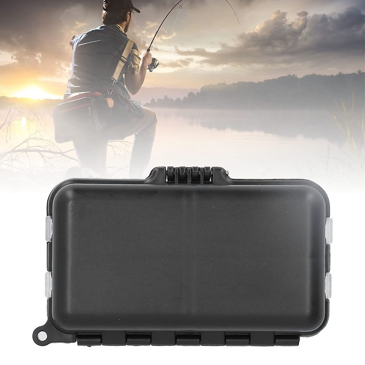Fishing Tackle Storage Organizer, 9 Compartments Fishing Tackle Box Wear‑Resistant Detachable for Outdoor for Fishing