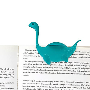VIEWFLY Cute Bookmarks，Loch Ness Monster Bookmark，3D Cartoon Dinosaurs Bookmark,Funny Book Markers for Women Kids