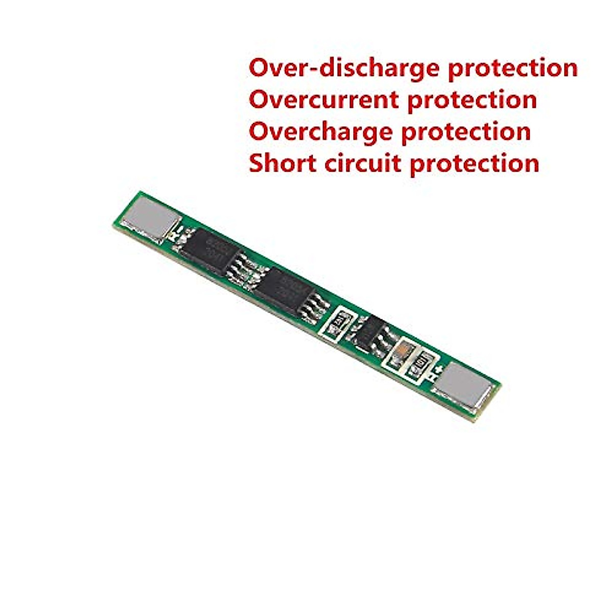 ALMOCN 10PCS 1S 3.7V 4A 18650 Charger PCB BMS Protection Board Li-ion Lithium Battery Protection Board