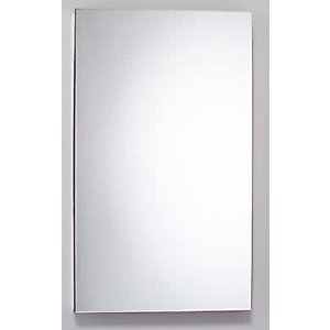 Robern PLM2430GRE Polished Edge, Classic Gray Interior, Electric ̶ Right Hinge PL Series 24" x 30" Flat Top Cabinet