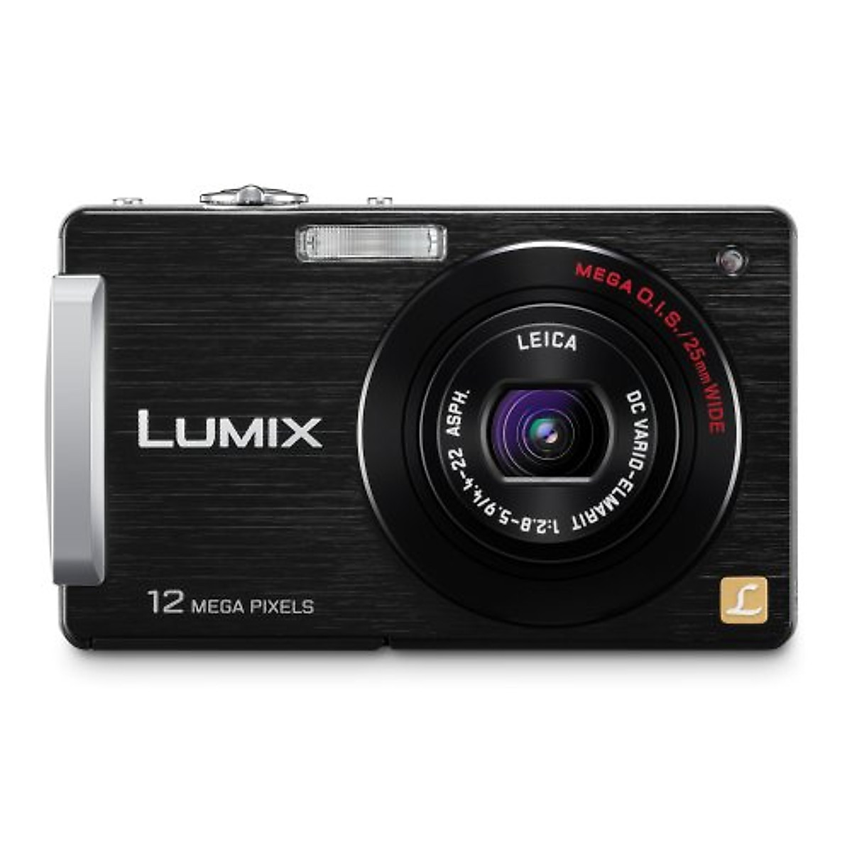 Panasonic Lumix DMC-FX580 12MP Digital Camera with 5x MEGA Optical Image Stabilized Zoom and 3 inch LCD (Black)