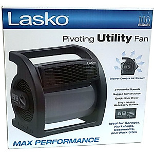 Lasko Max Performance Pivoting Utility Fan Model U15720
