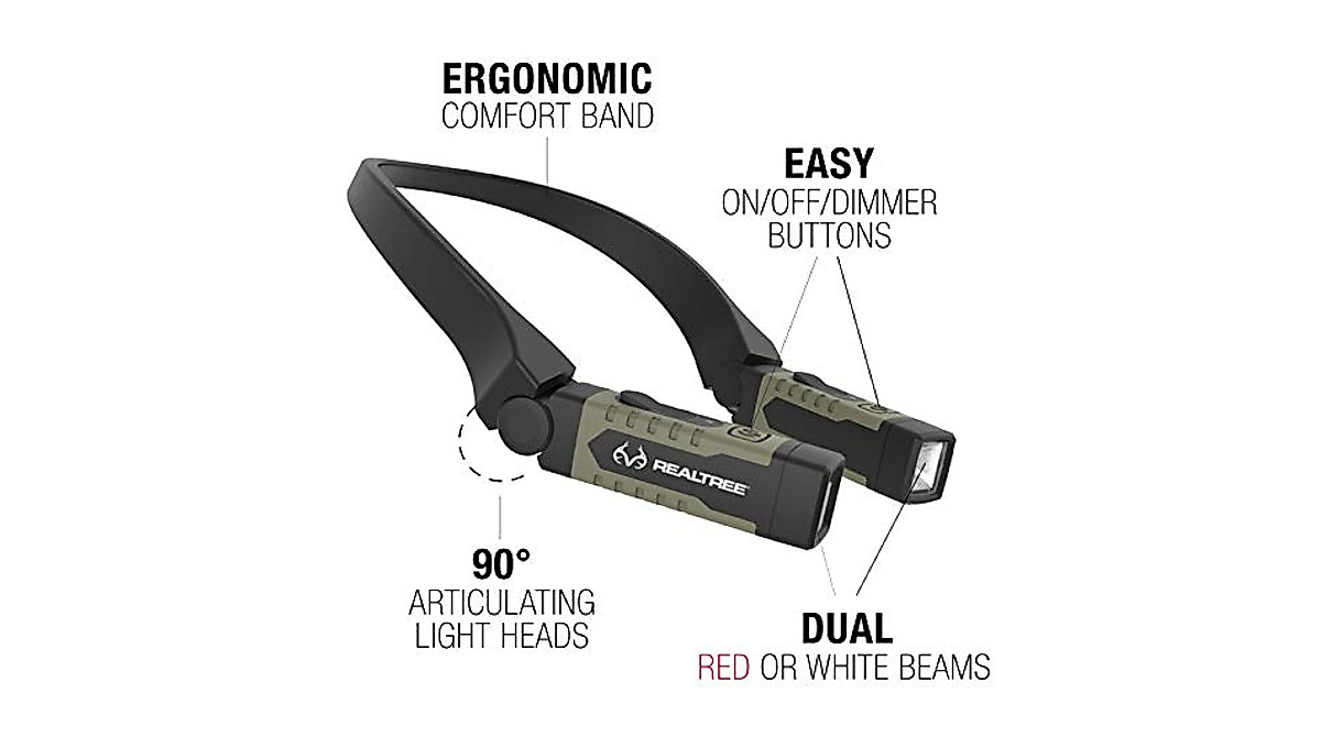 EZRED RT357 Real Tree Neck Light - Hands-Free 300 Lumens
