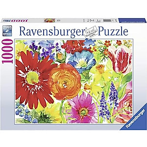 Ravensburger Abundant Blooms | 1000-Piece Jigsaw Puzzle for Kids and Adults | Precision-Made for Perfect Fit | Unique Anti-Glare Surface | Engaging Activity for Brain Development