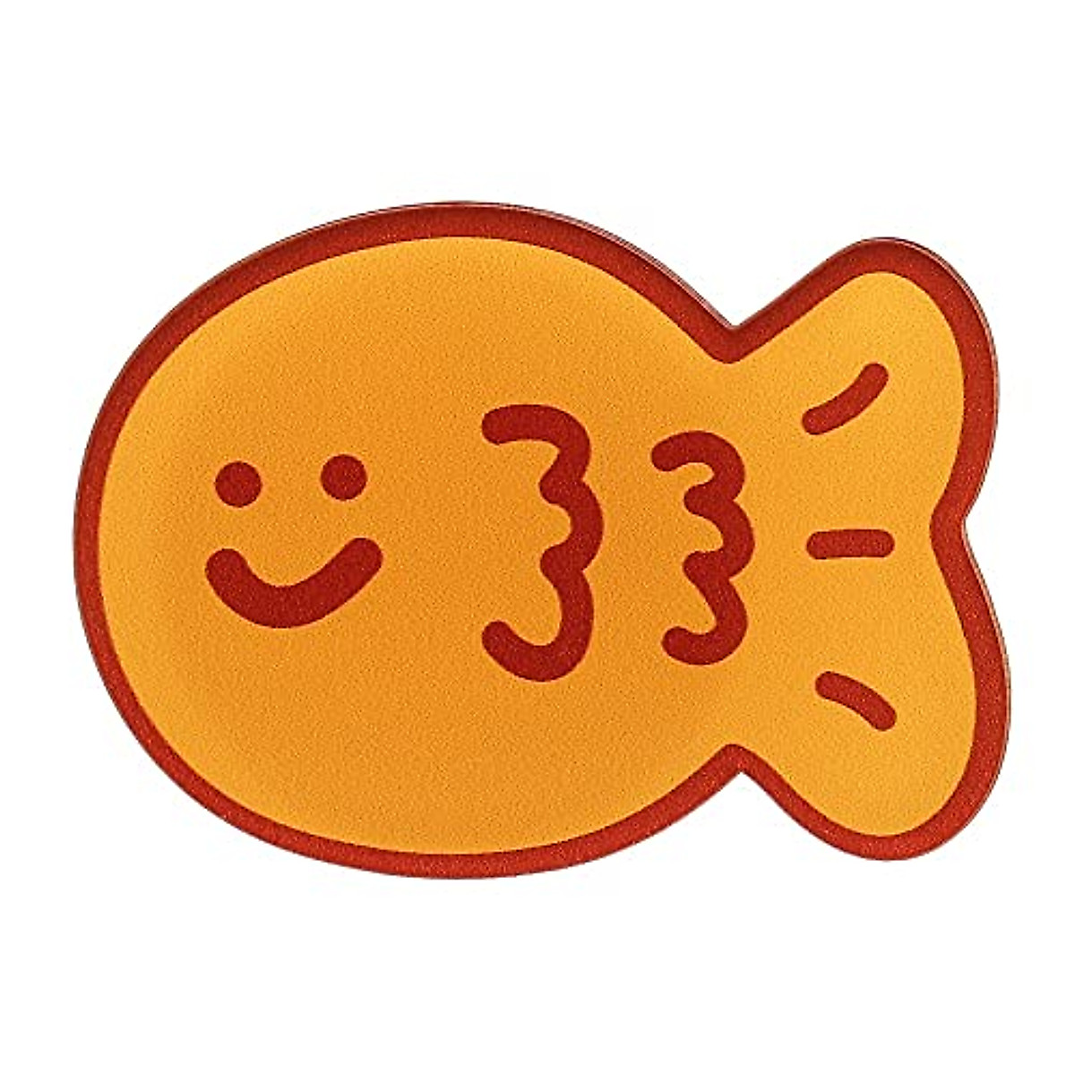 ONLYOU GRIPTOK Phone Grip Korean Grip Tok Taiyaki Design Funny Unique Cute Phone Stand Drop Prevention Just Stick On Custom Pair Women's (Brown)