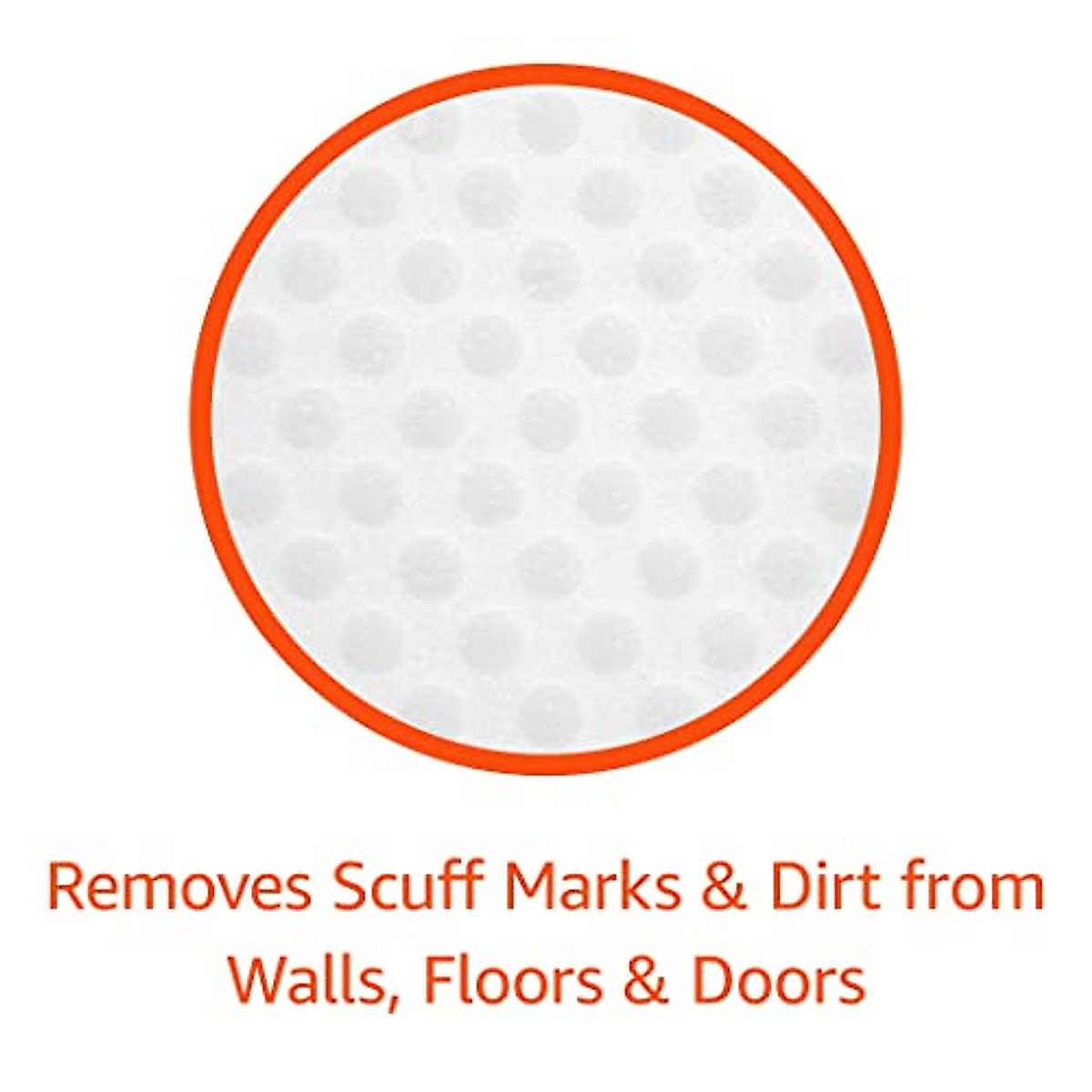 Amazon Basics Extra Durable Cleaning Eraser, White, 14 Count