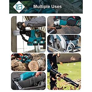 Twupixy Battery for Makita 18V Battery 6.0Ah, 4Pack Replacement Batteries Compatible with Makita 18 Volts Battery BL1860 BL1820 1830B 1840B 1850B, Fit with Original Makita 18V Battery Chargers Blue